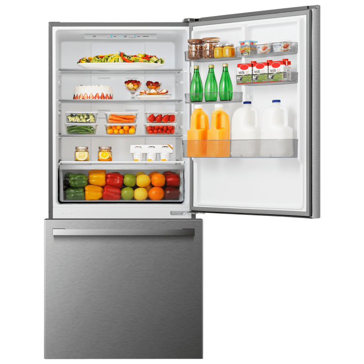 Hisense 17.1-Cu Ft Refrigerator - Fingerprint-Resistant Stainless Steel ...